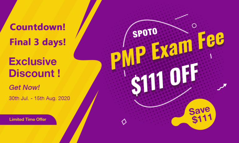 Countdown-Get PMI-PMP Exam Promo Code in Limited Time! - SPOTO ...