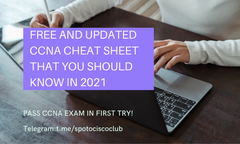 Free and Updated CCNA Cheat Sheet in 2024 - SPOTO Official Blog